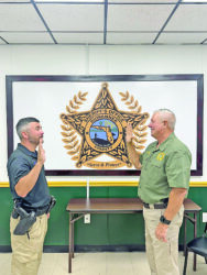 Officers sworn in at SCSO and LOPD - Riverbend News