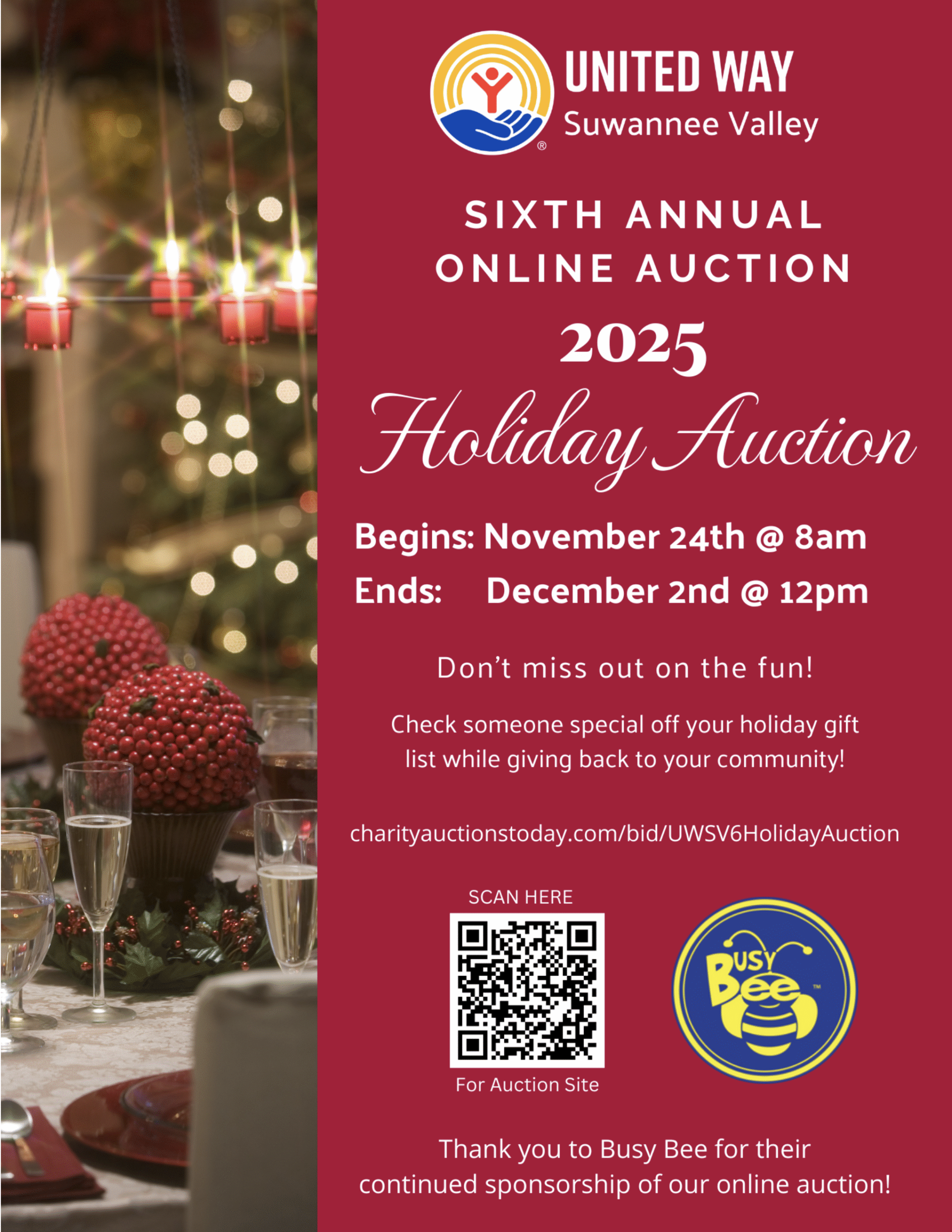 United Way of Suwannee Valley to host Virtual Auction - Riverbend News