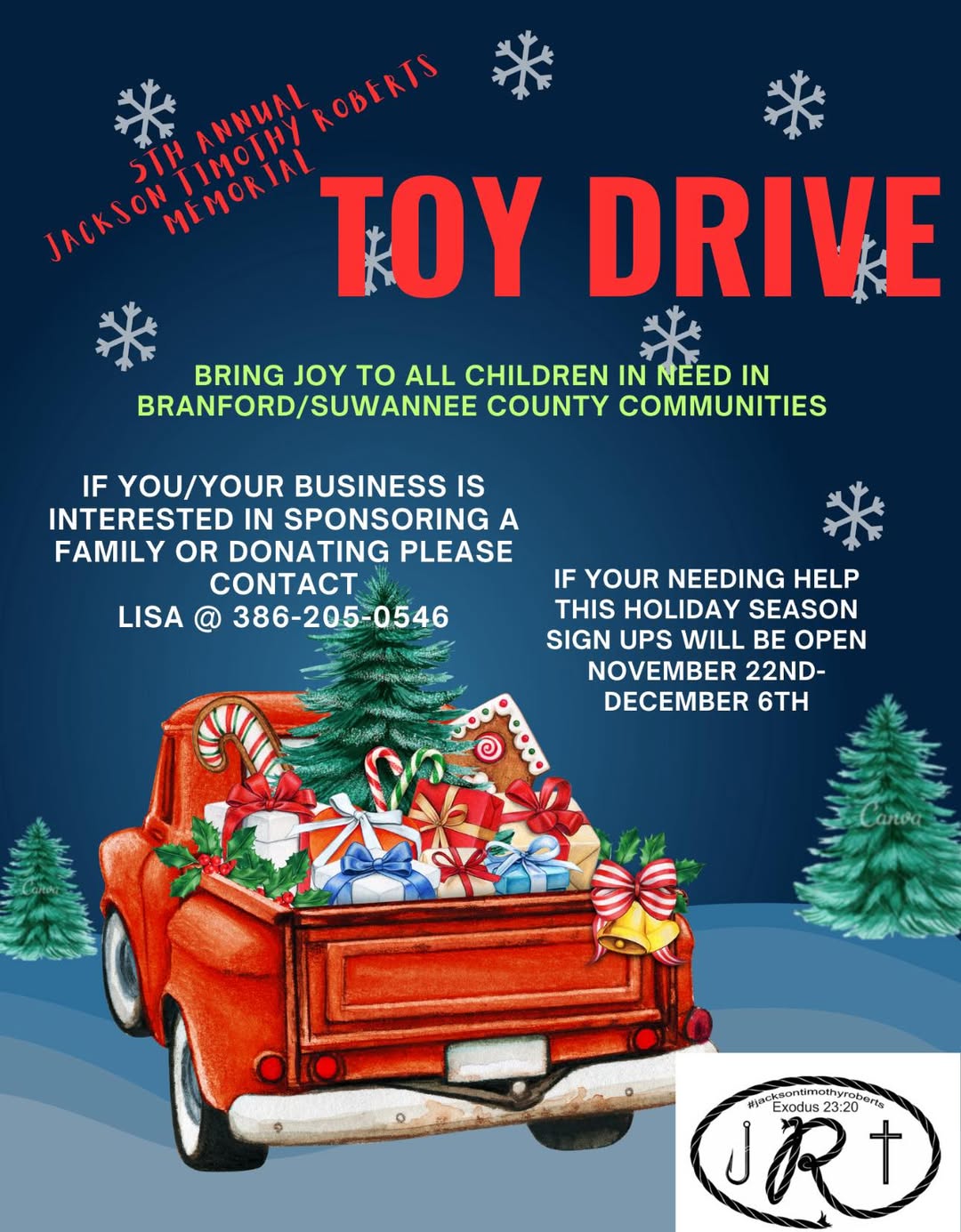 Branford Volunteer Fire Department collecting donations for JTR ...